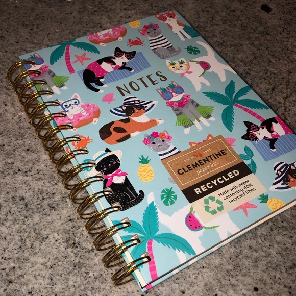 clementine paper | Office | Nwt Clementine Paper Spiral Notebook ...